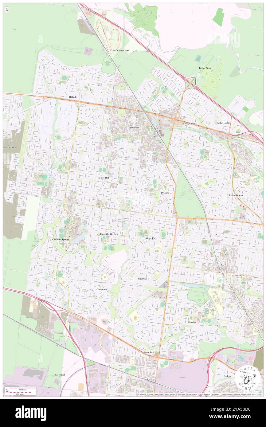 Delahey Emerald Park, Brimbank, AU, Australia, Victoria, S 37 43' 18 ...