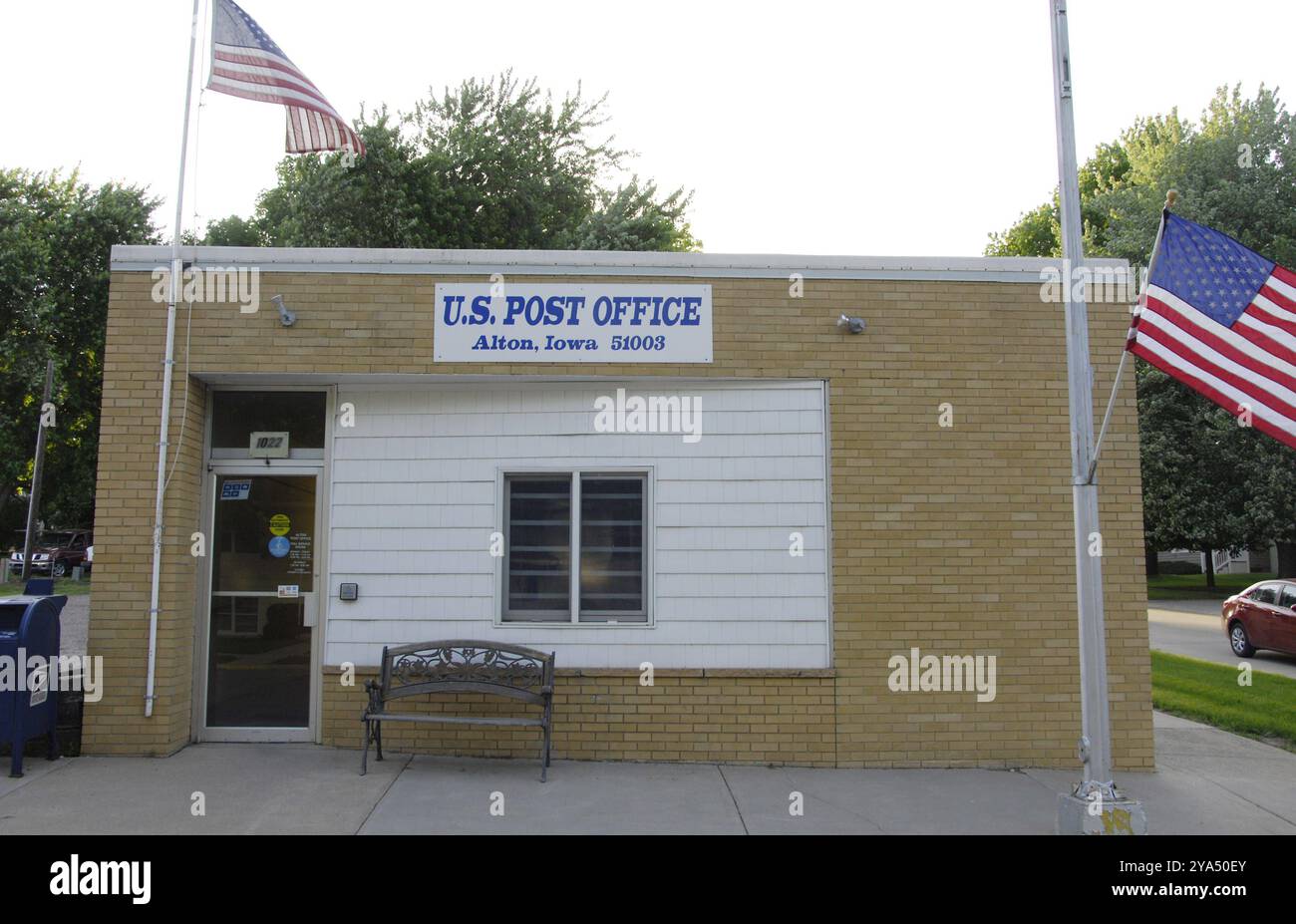 Alton /Iowa /USA/ 14.june 2014 Life in small town alton iowa rular ...