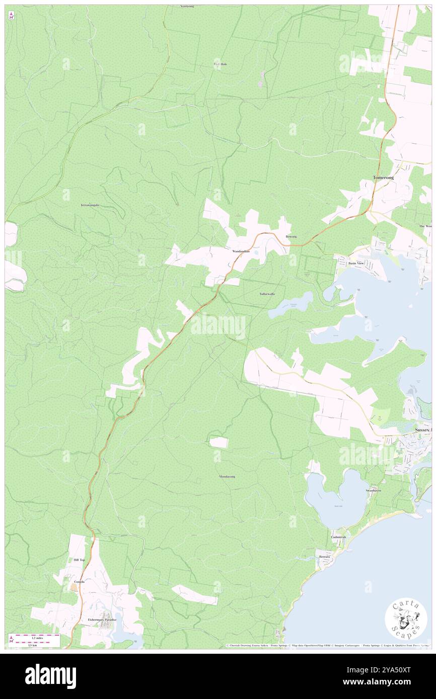 Shoalhaven map Cut Out Stock Images & Pictures - Alamy