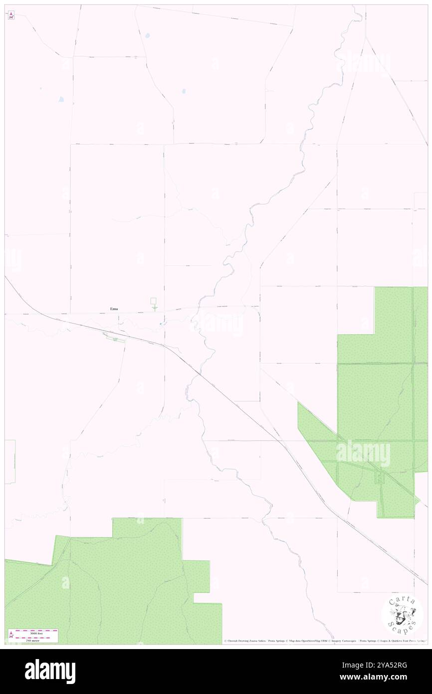 Emu, Loddon, AU, Australia, Victoria, S 36 43' 59'', N 143 28' 0'', map ...
