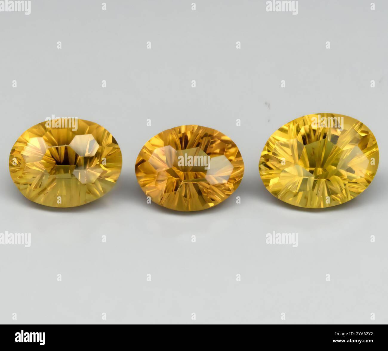 A Splendid Collection of Radiant Yellow Natural Gemstones Showcasing ...