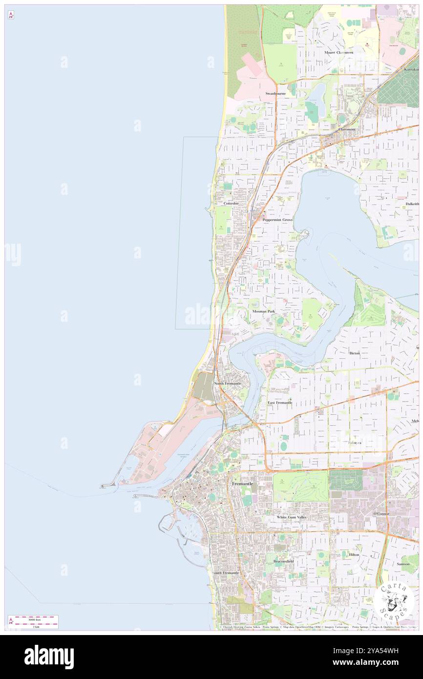 Mosman Beach Reserve, , AU, Australia, Western Australia, S 32 1' 9 ...