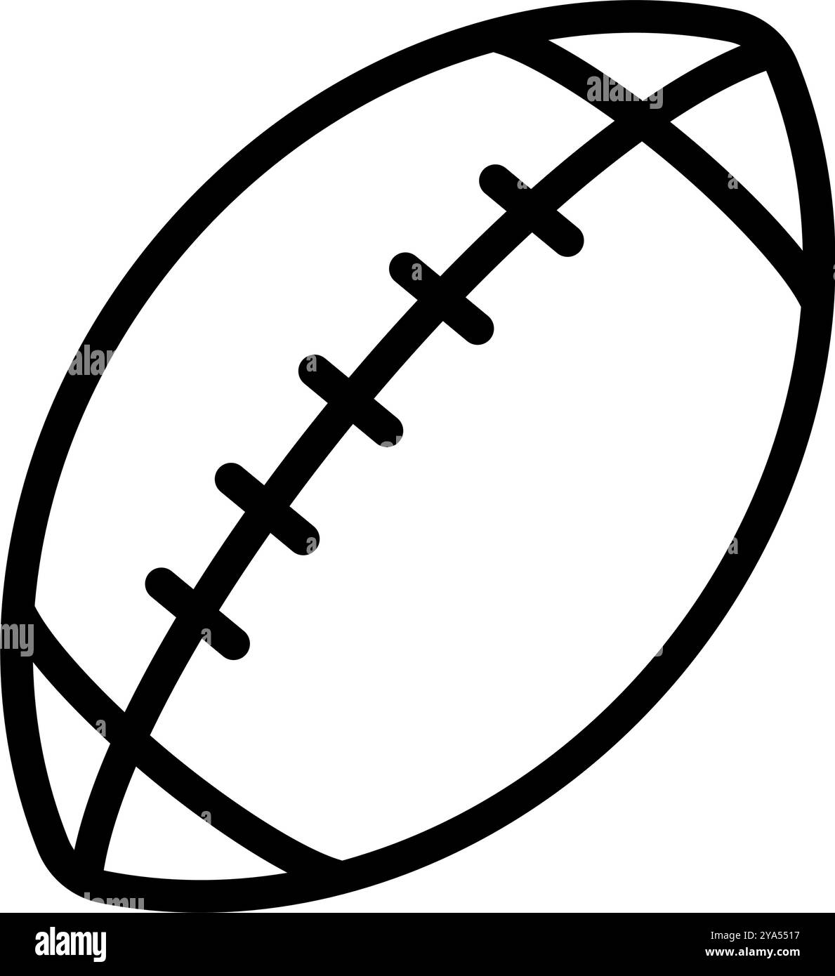 Simple rugby ball icon. Rugby club. Editable vector Stock Vector Image ...