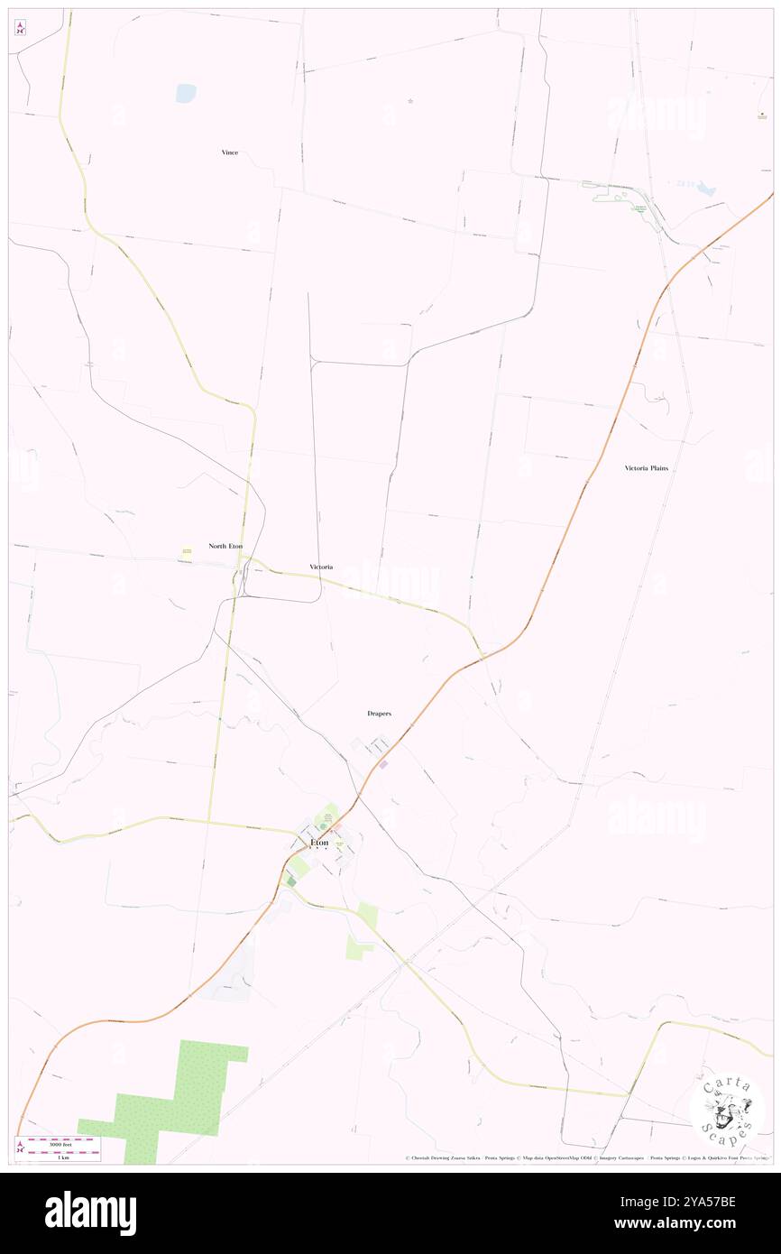 Map of victoria plains Cut Out Stock Images & Pictures - Alamy