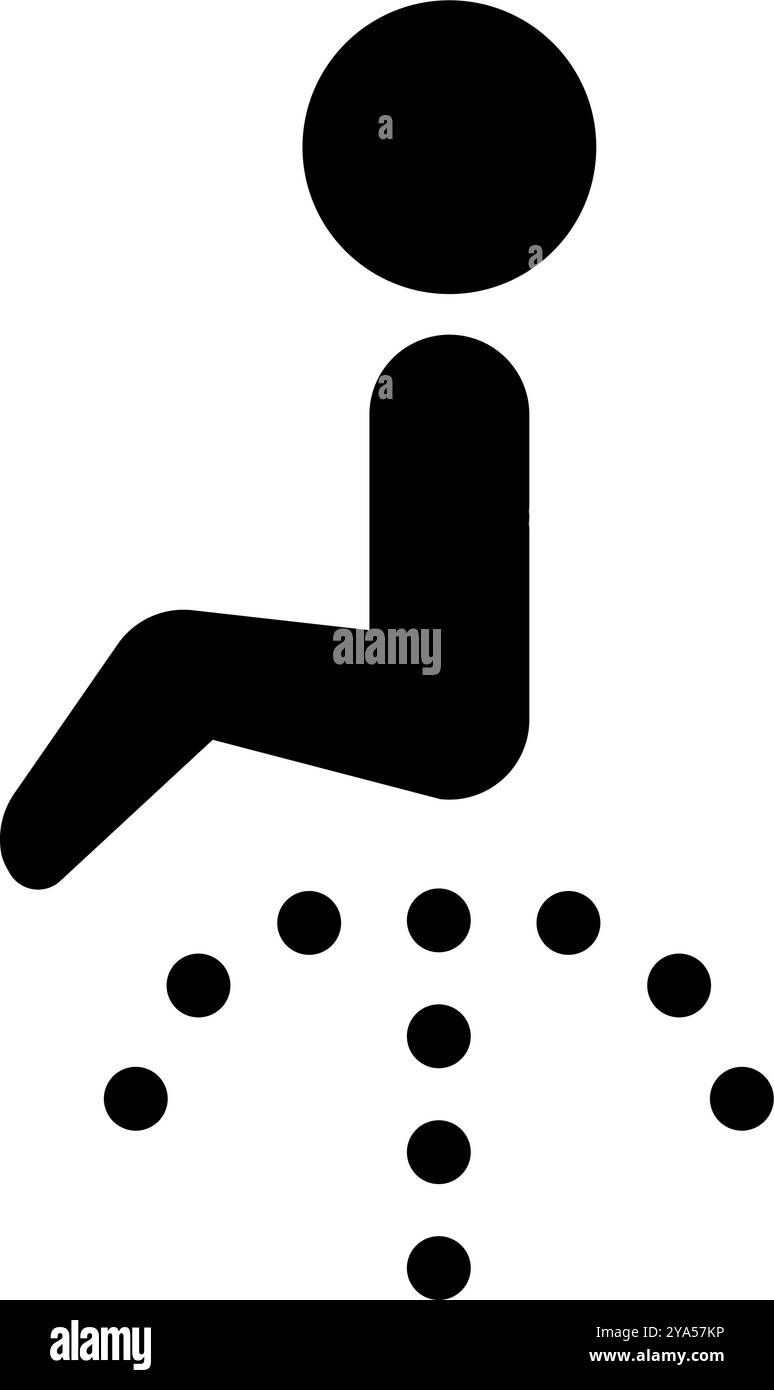 Electric bidet seat silhouette icon. Editable vector Stock Vector Image ...