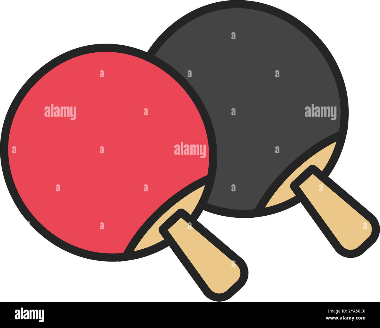 Red racket wooden handle hi-res stock photography and images - Alamy