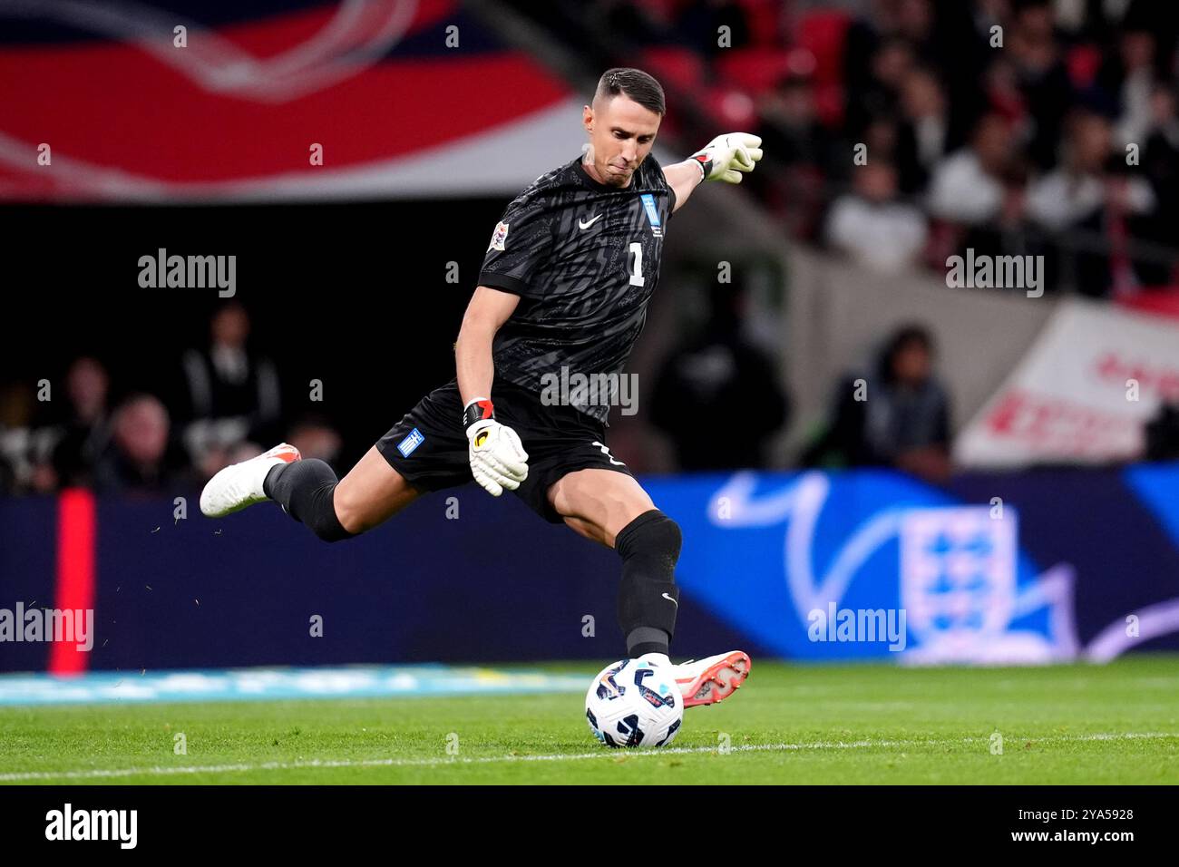 Greece goalkeeper Odysseas Vlachodimos during the UEFA Nations League ...