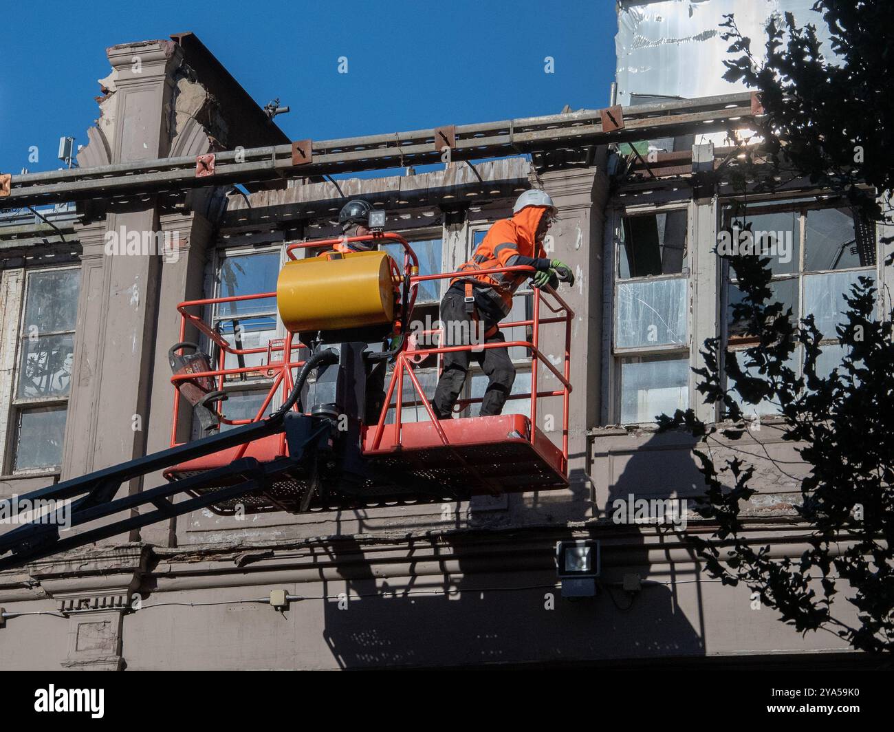 Glasgow, Scotland, UK. October 10th, 2024: The demolition of the O2 ABC ...