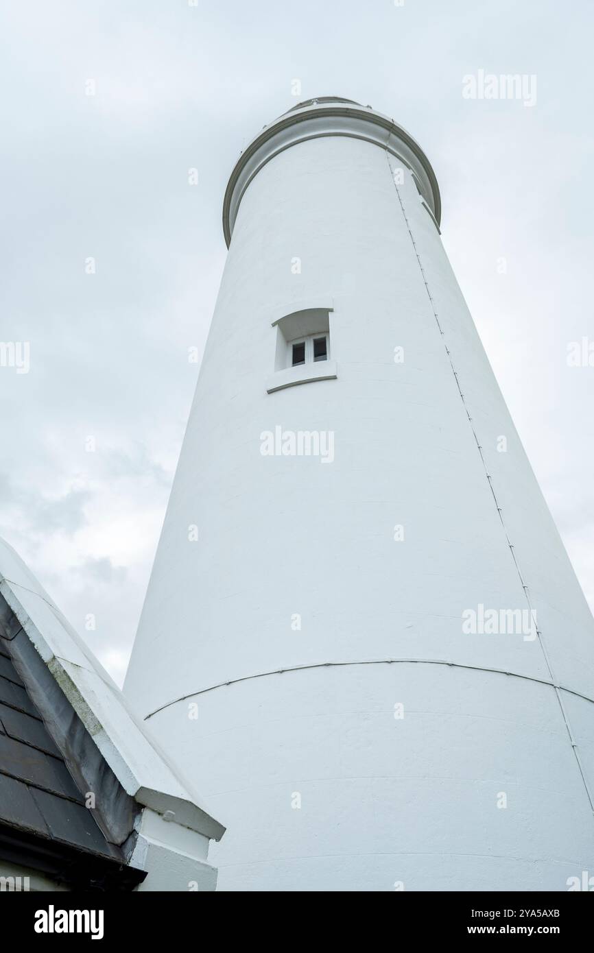 Hurst Point Lighthouse, Keyhaven, Hampshire, England, UK Stock Photo ...