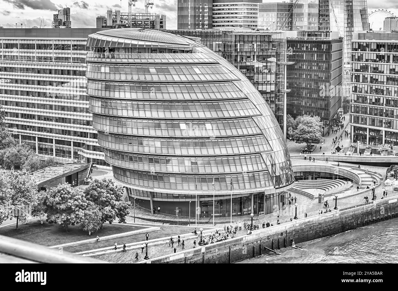 LONDON - MAY 29: London City Hall Building, on May 29, 2015. It was ...