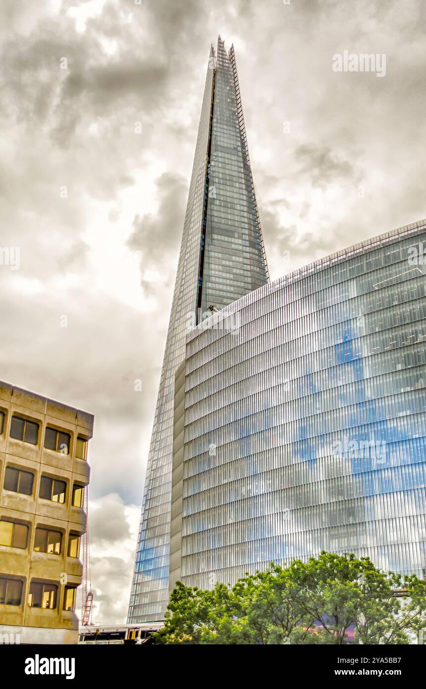 LONDON - MAY 29: The Shard, iconic skyscraper in London, on May 29 ...