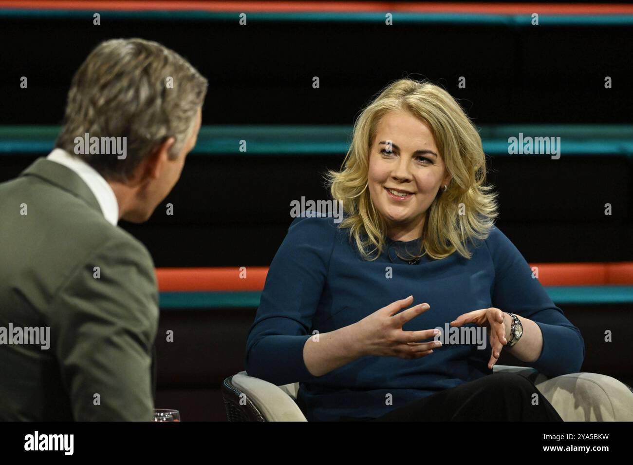 Markus Lanz mit Linda Teuteberg 10/24 her Markus Lanz und Linda ...