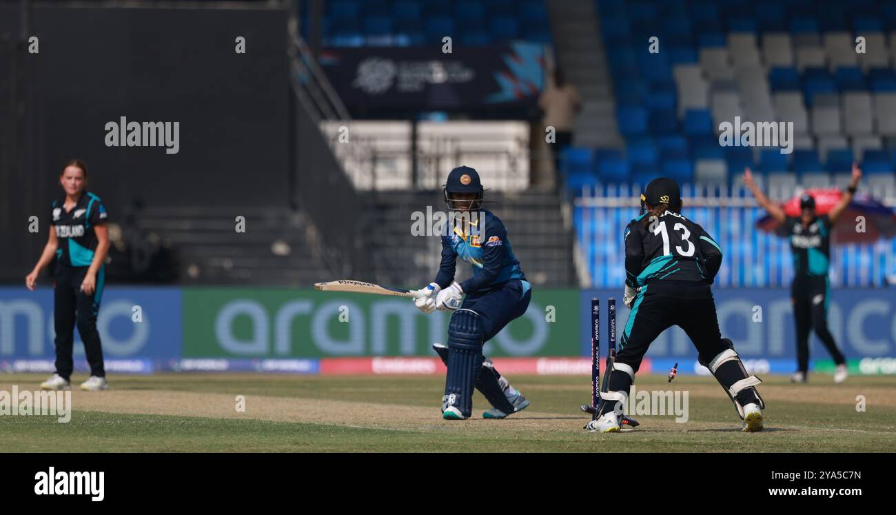 Sharjah, Sharjah, United Arab Emirates. 12th Oct, 2024. Vishmi ...