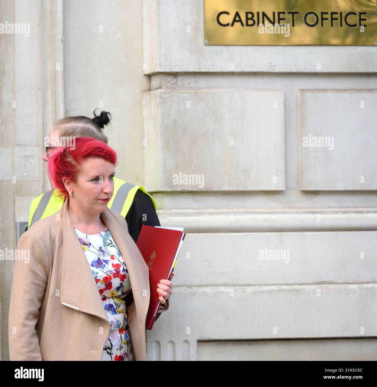 Louise Haigh MP (Transport Secretary) leaving the Cabinet Office in ...