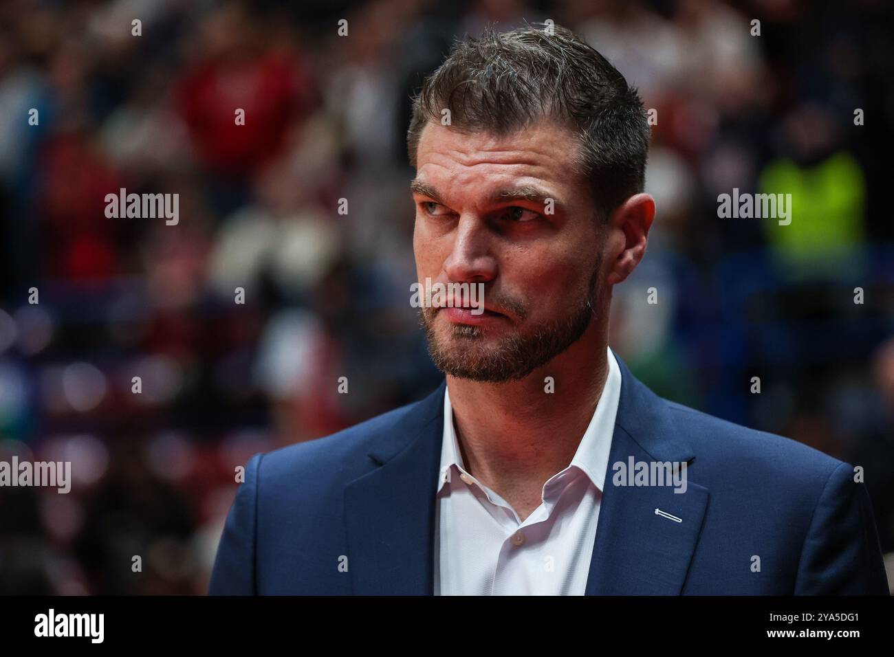 Milan, Italy. 11th Oct, 2024. Tiago Splitter Head Coach of Paris ...
