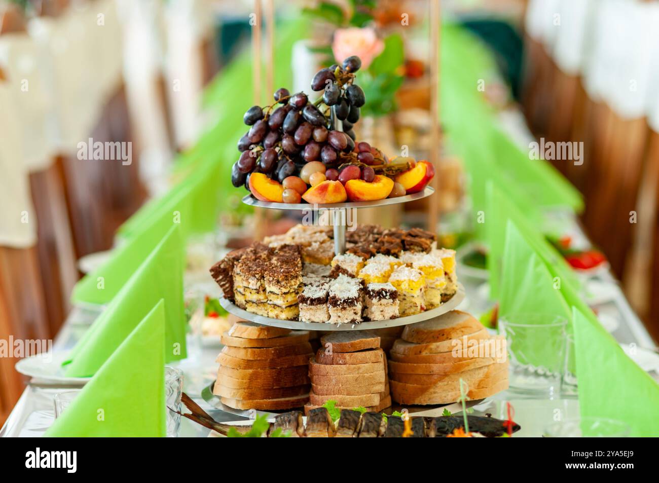 Delicacies appetizers desserts banquet buffet hi-res stock photography and images - Alamy