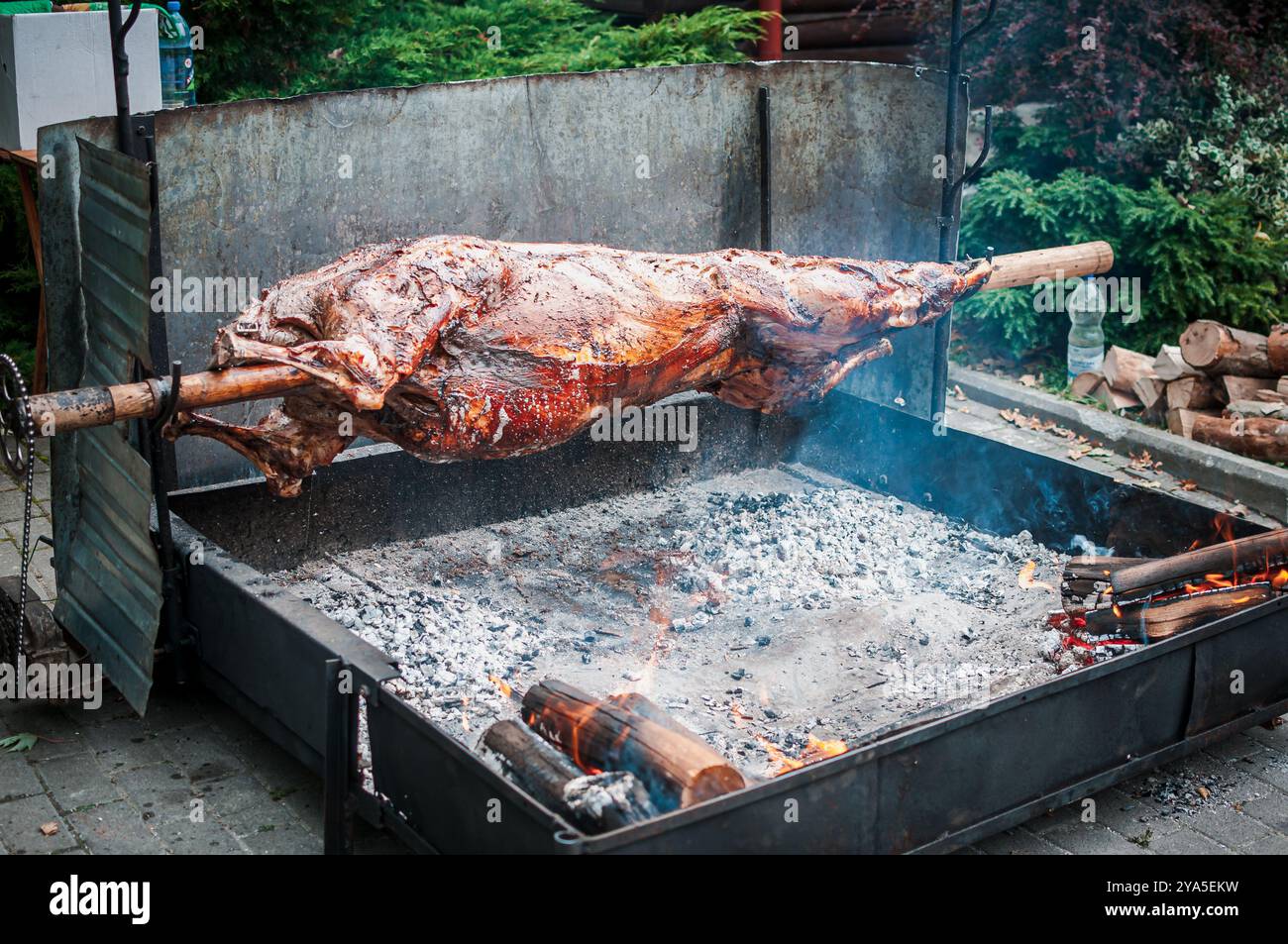 Rustic outdoor feast hi-res stock photography and images - Alamy