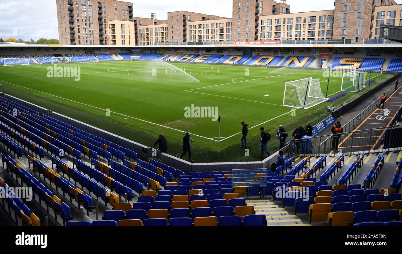 London, England. 12th Oct 2024. A general view of the Cherry Red ...