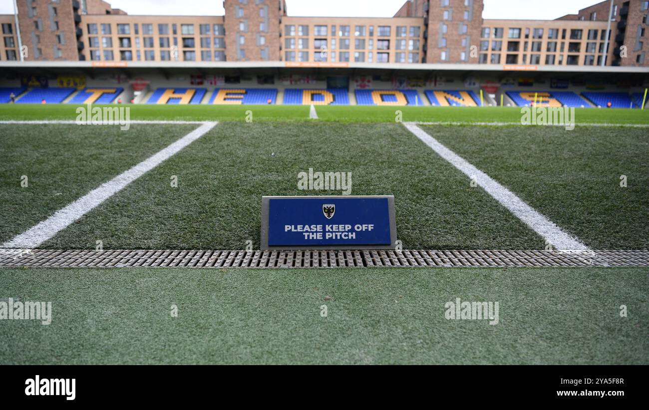 London, England. 12th Oct 2024. A general view of the Cherry Red ...