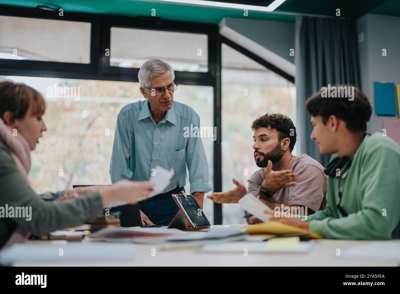 University students collaborate on project with senior professor ...