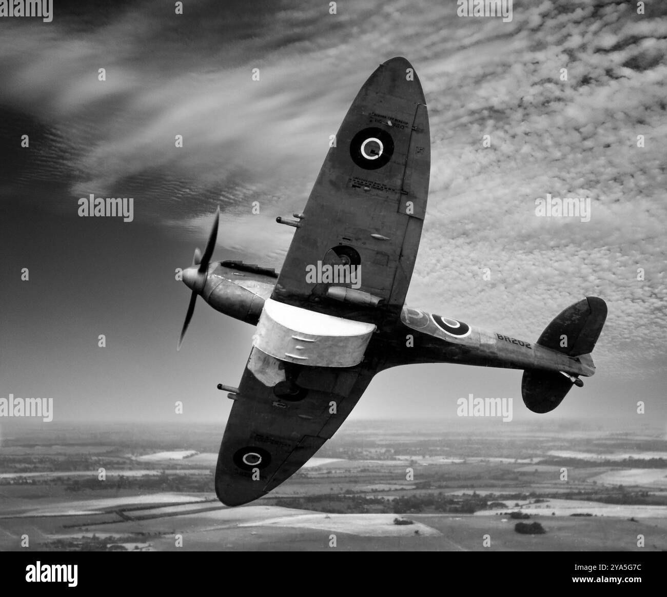 The Supermarine Spitfire Mark V introduced in 1941, was the most ...