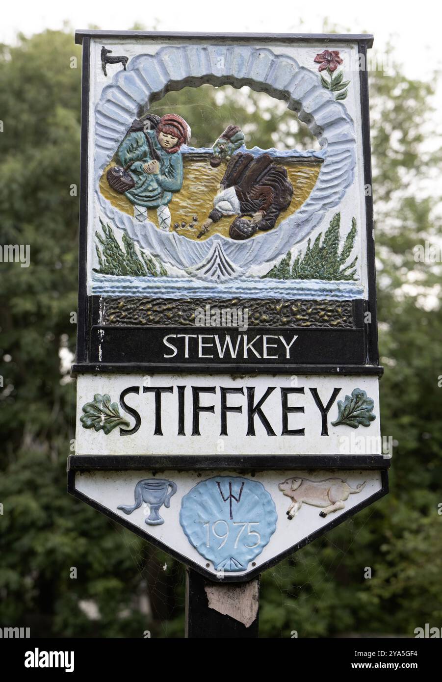 Stiffkey name sign hi-res stock photography and images - Alamy