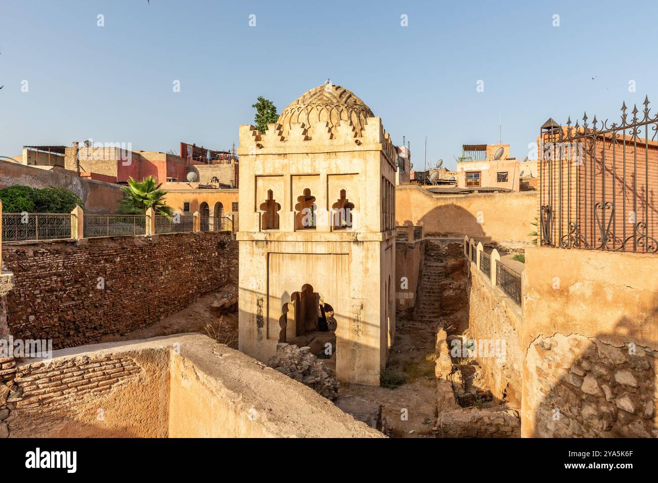 Dome of the Koubba, Almoravid tomb, in the heart of the medina of ...