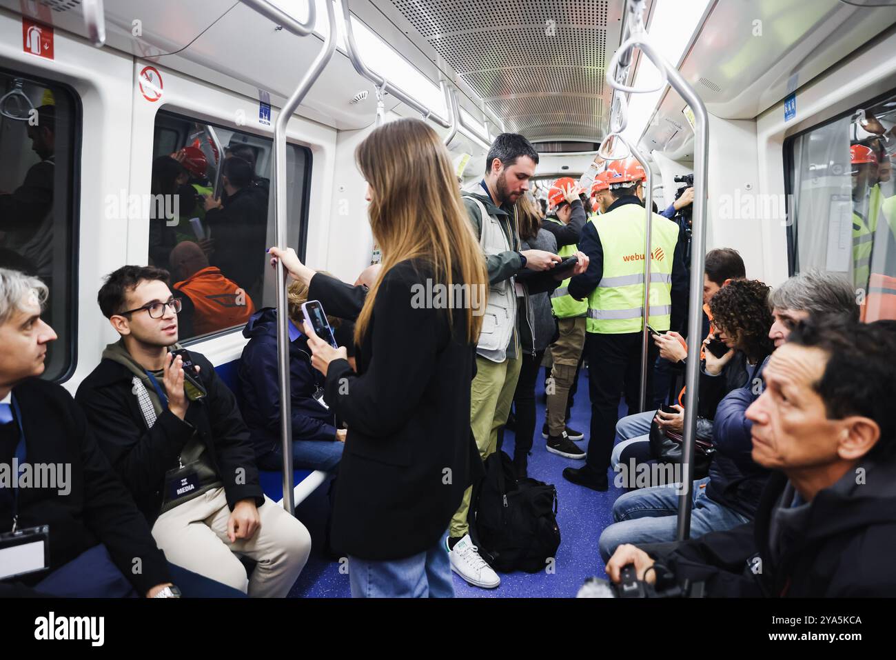 Milan, The inauguration for the completion of the entire section of the ...