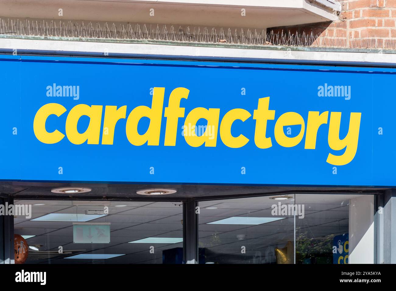 Card Factory, card shop, sign signage, England, UK Stock Photo - Alamy