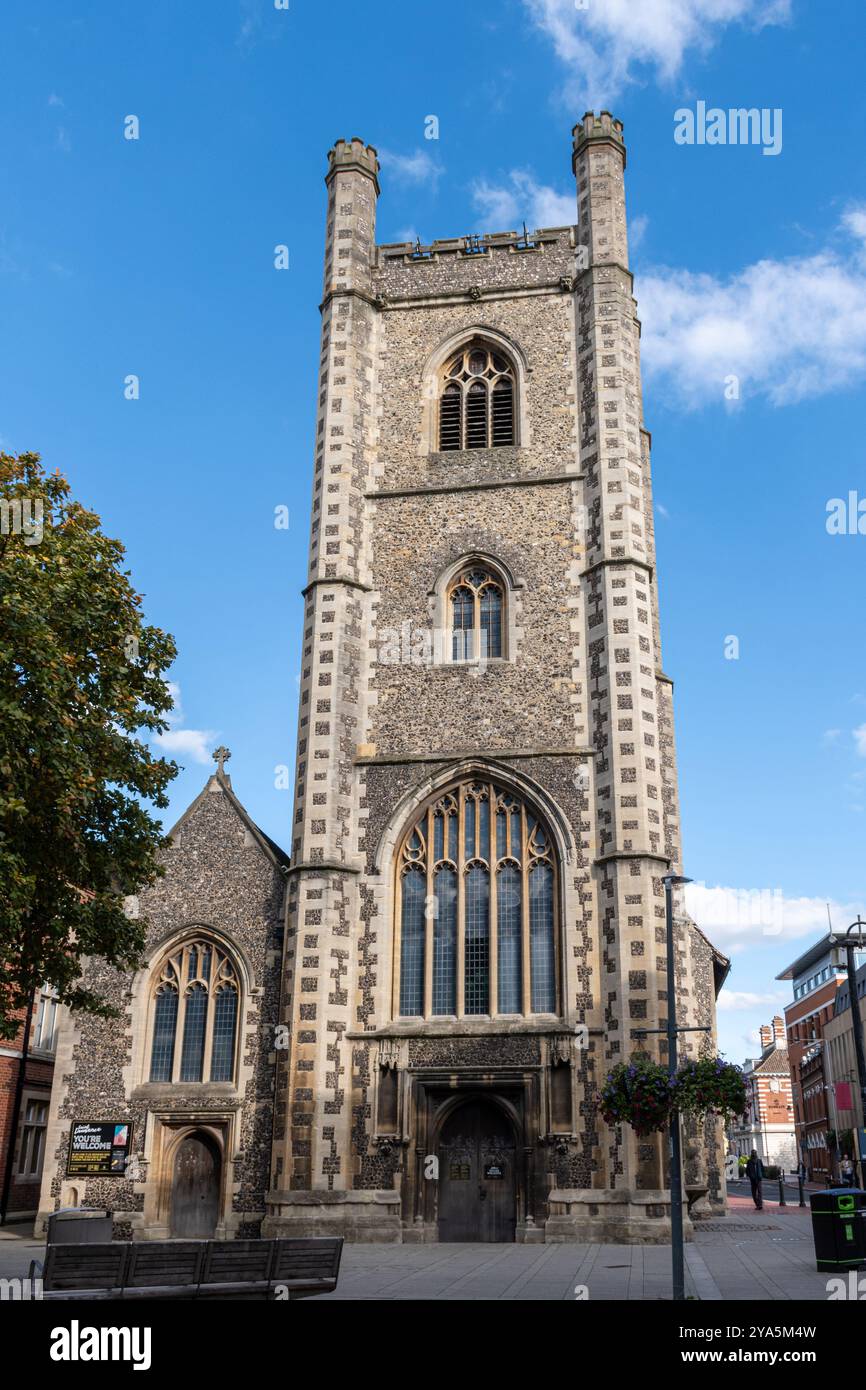 St Laurence's Church in Reading town, Berkshire, England, UK Stock ...