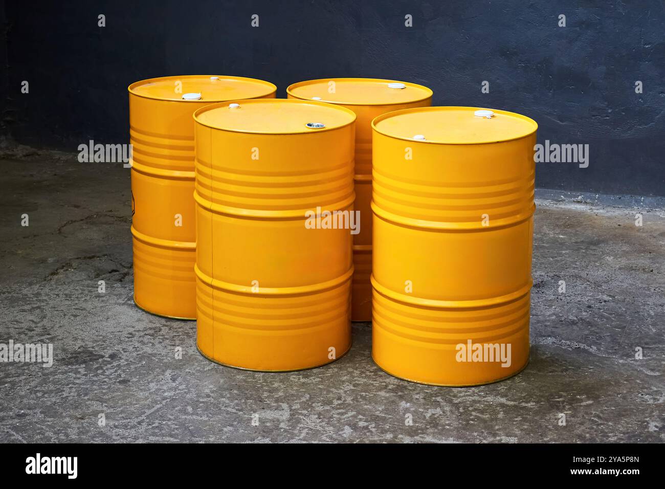 Warehouse petroleum products. Storage interior. Warehouse with 4 ...