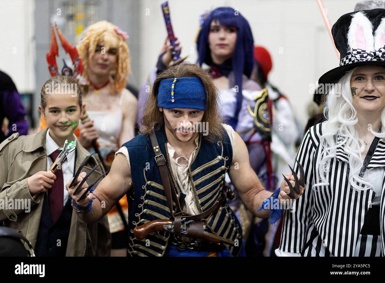 Exeter, UK. 11th Oct. Fun and games at the 2024 Comic Con held at ...