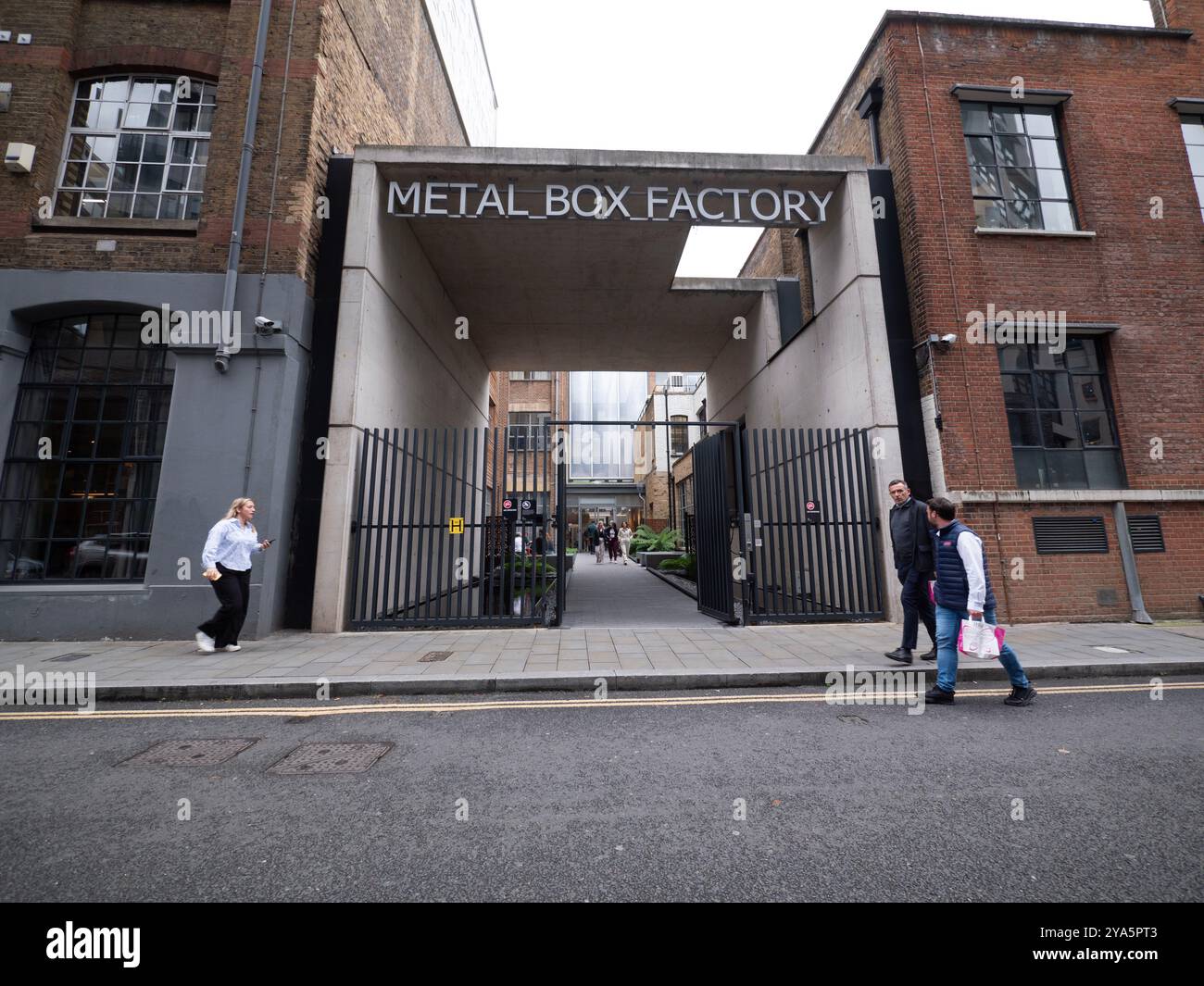 Metal Box Factory, flexible working space Southwark London Stock Photo ...