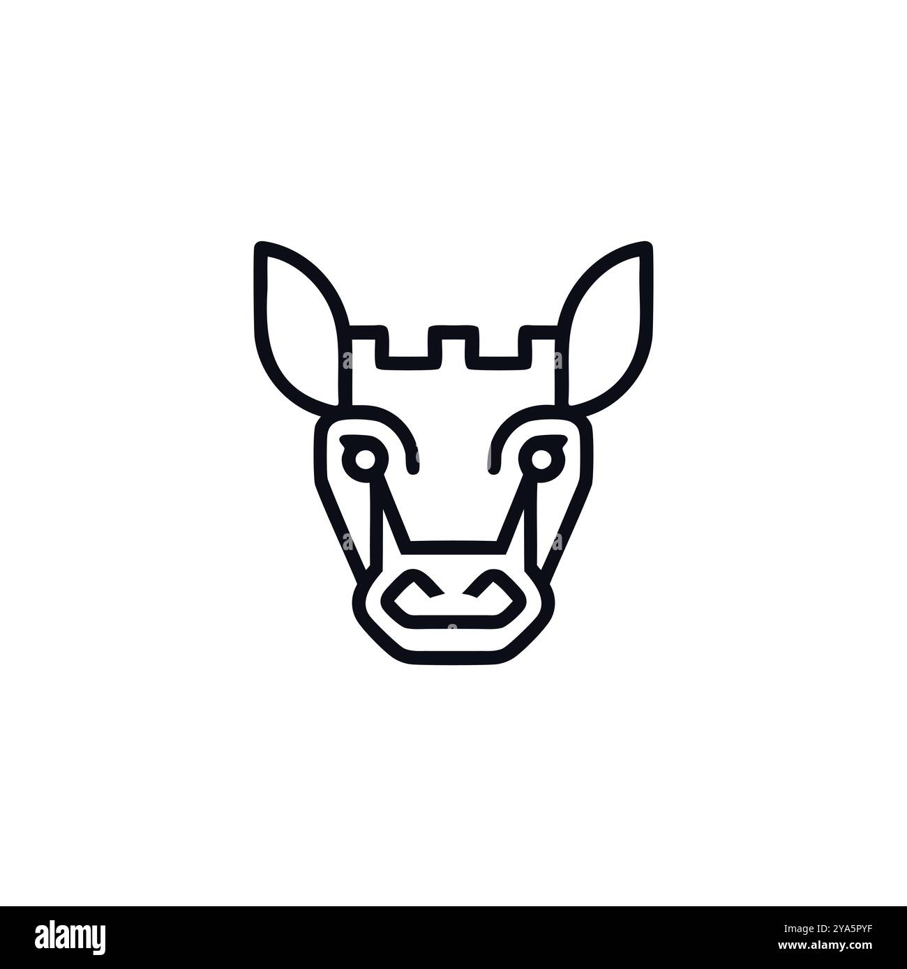Simple Cow Logo. Cow made in a simple style that looks elegant and ...