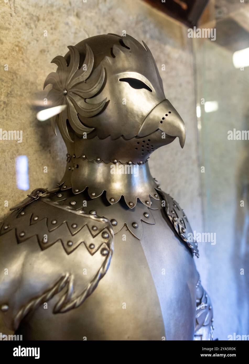 Suit Of Armour in Golden Lane Czech Stock Photo - Alamy