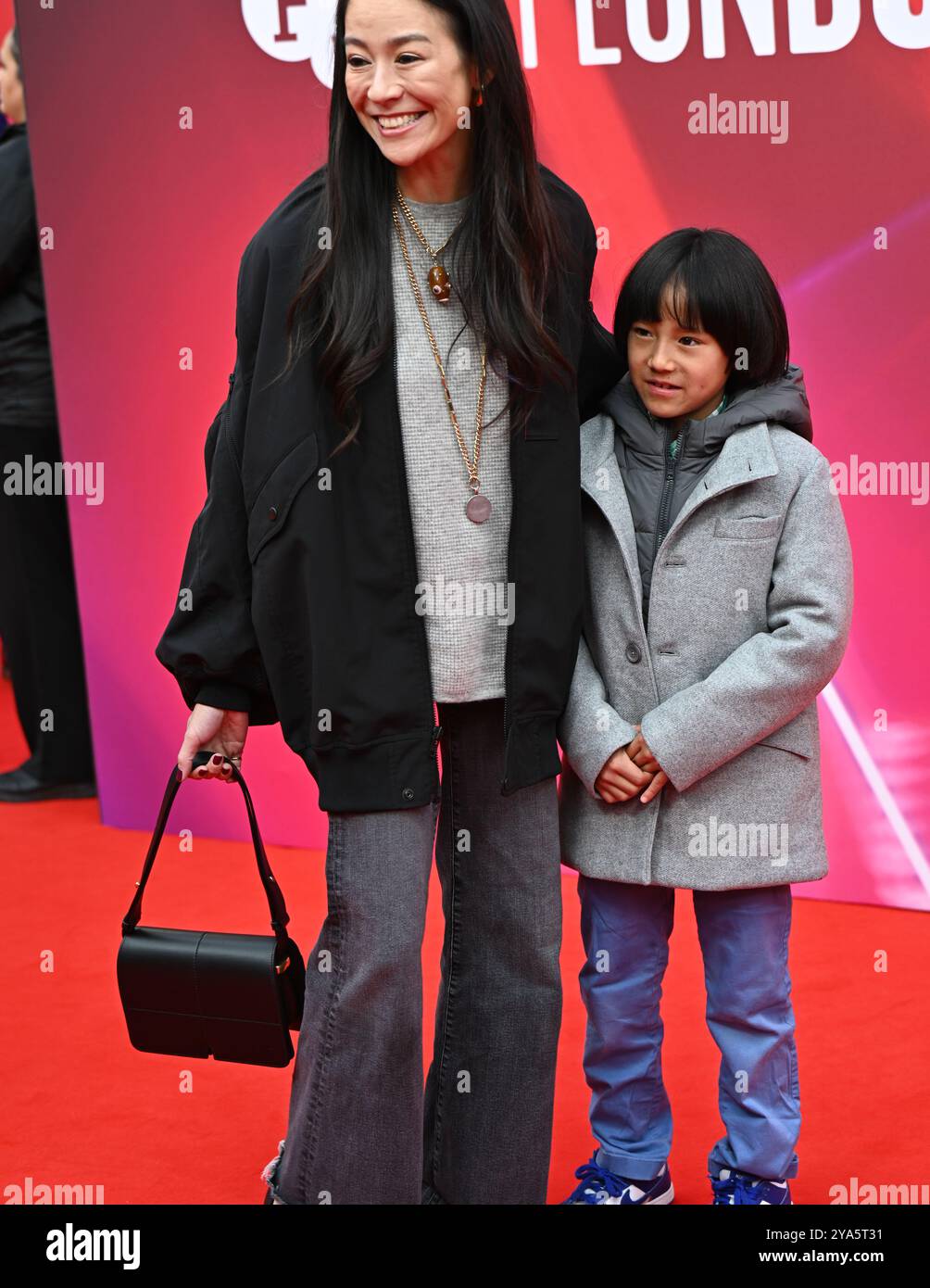 LONDON, UK. 12th Oct, 2024. Elizabeth Chai Vasarhelyi and son James ...