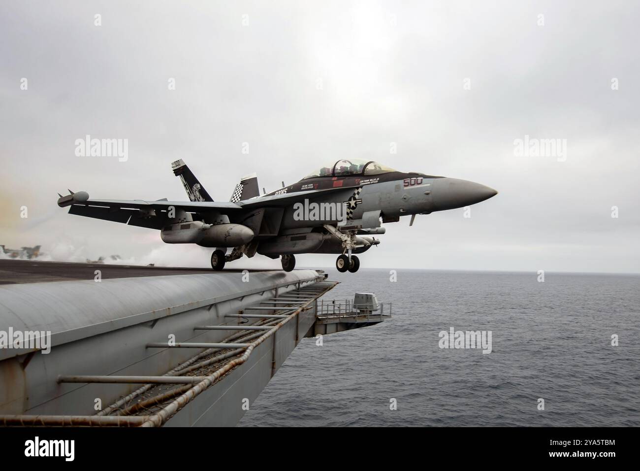 PACIFIC OCEAN (Oct. 8, 2024) An EA-18G Growler, attached to the “Rooks ...