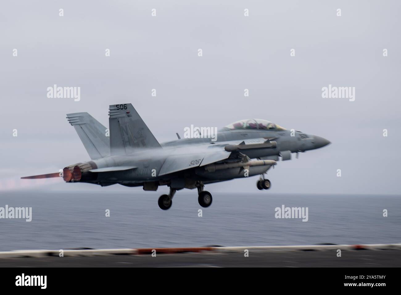 PACIFIC OCEAN (Oct. 8, 2024) An EA-18G Growler, attached to the “Rooks ...