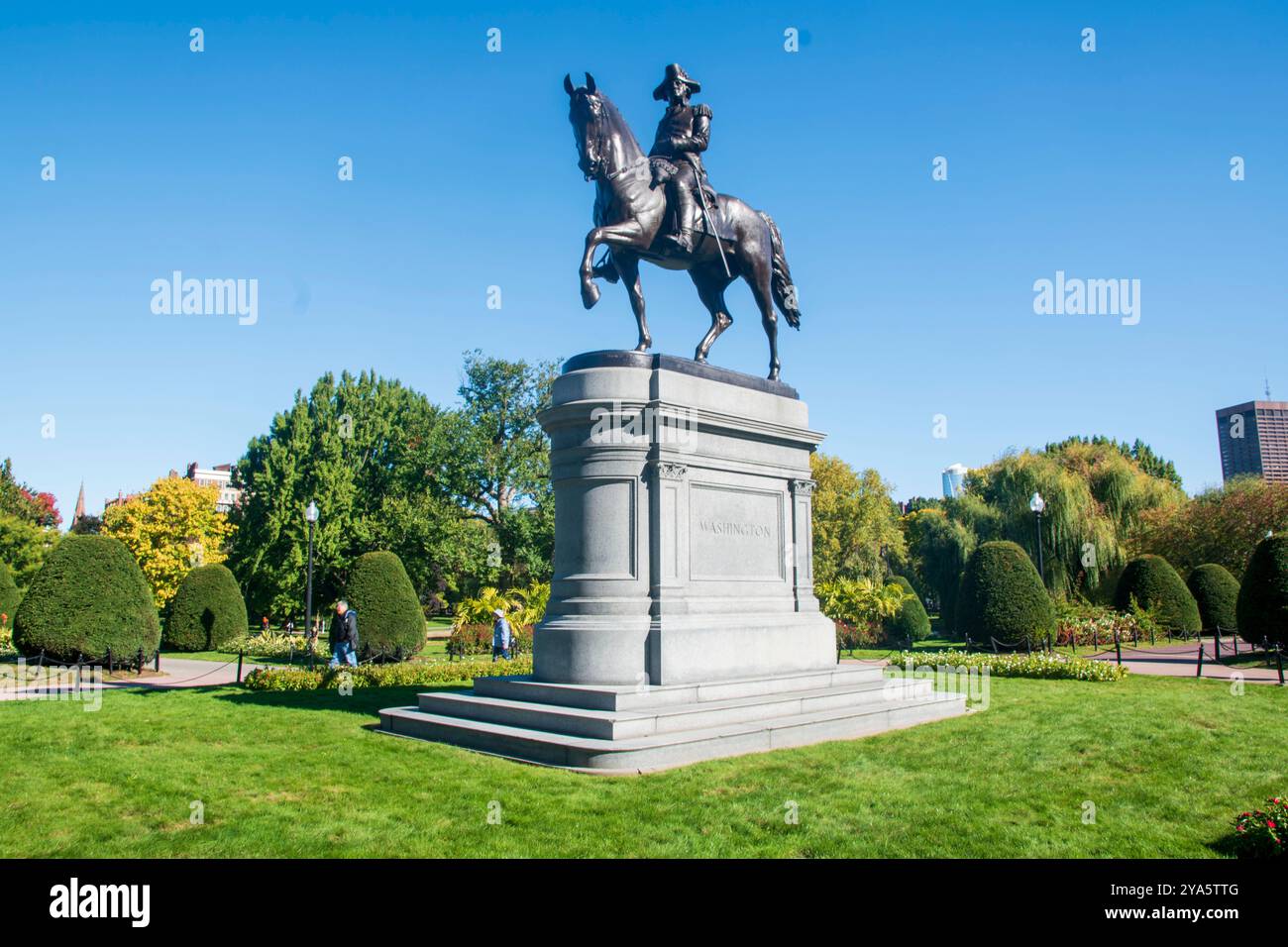 Boston Common is a large park that provides great views of surrounding ...