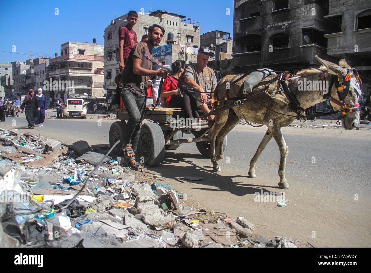 Middle East news.A large number of people were displaced from the ...