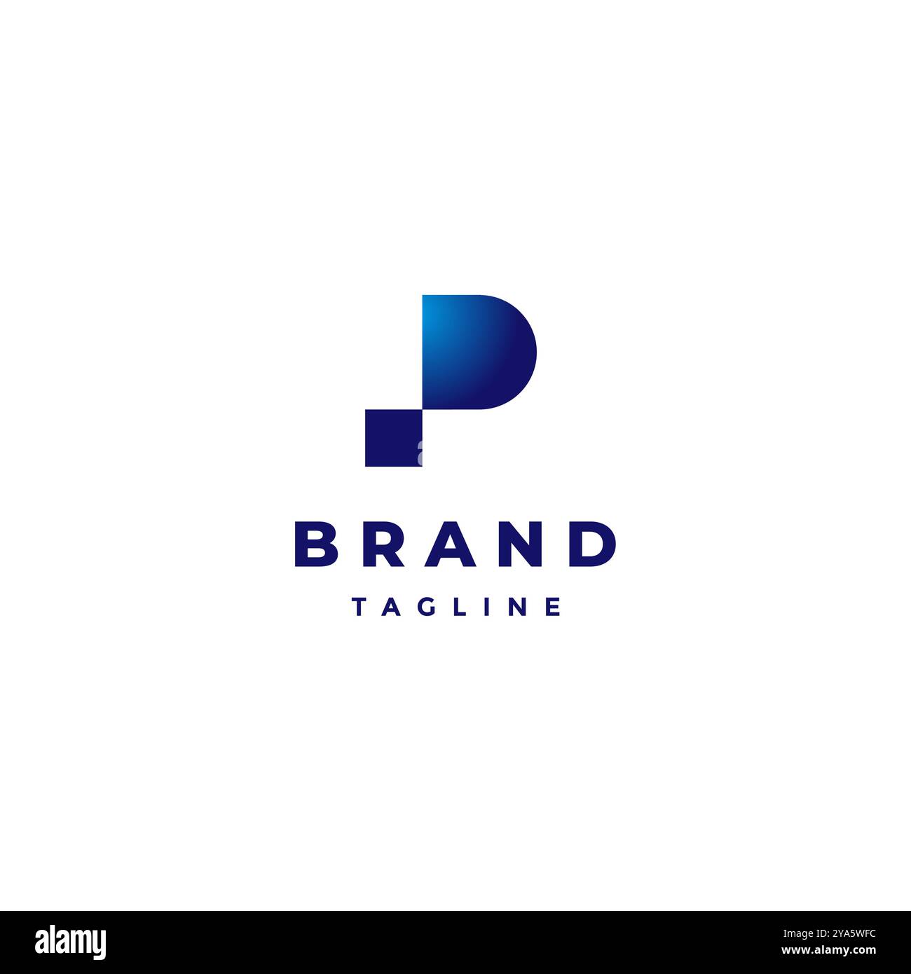 Growth p logo Stock Vector Images - Alamy