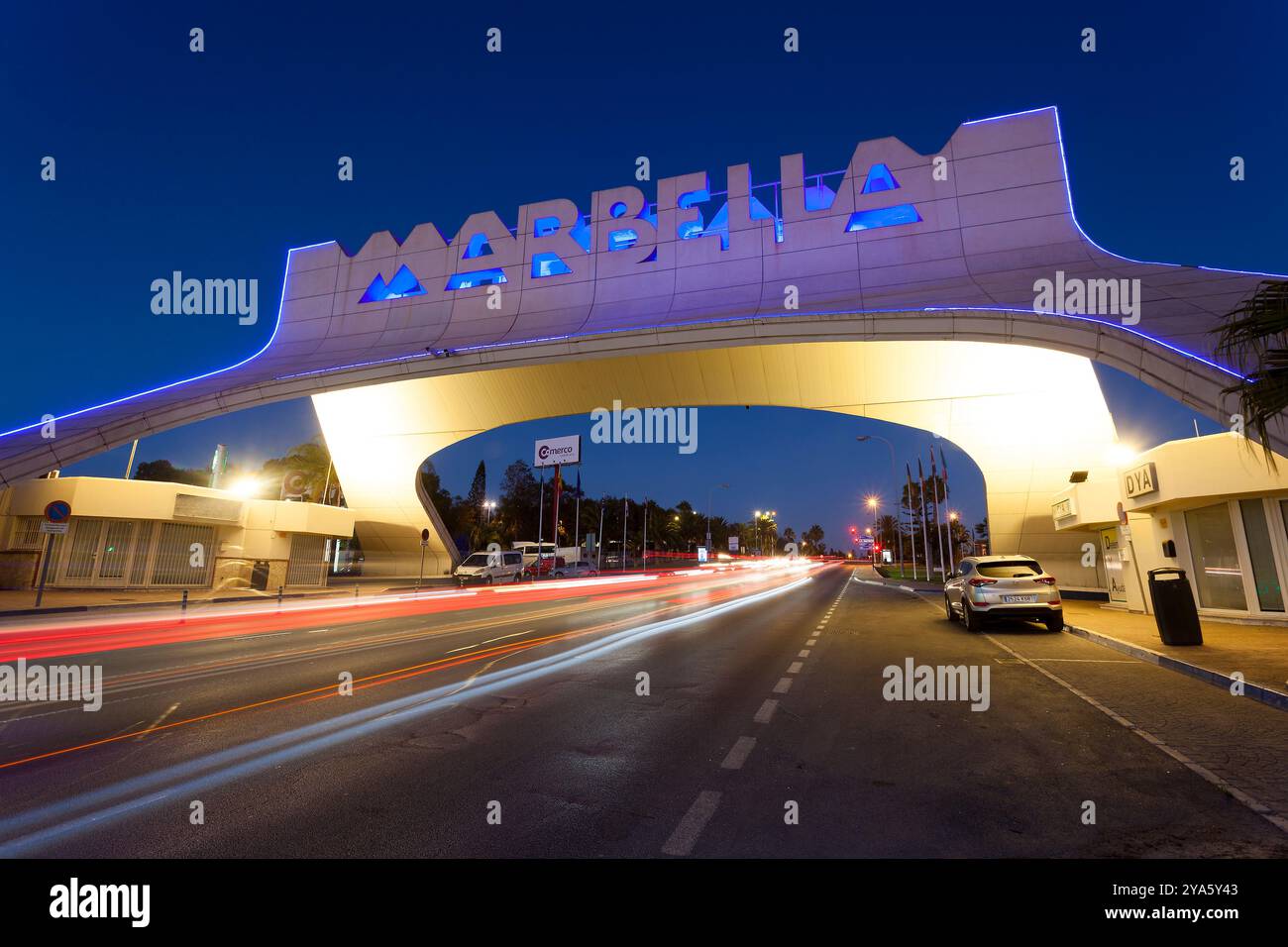 Marbella night street hi-res stock photography and images - Alamy