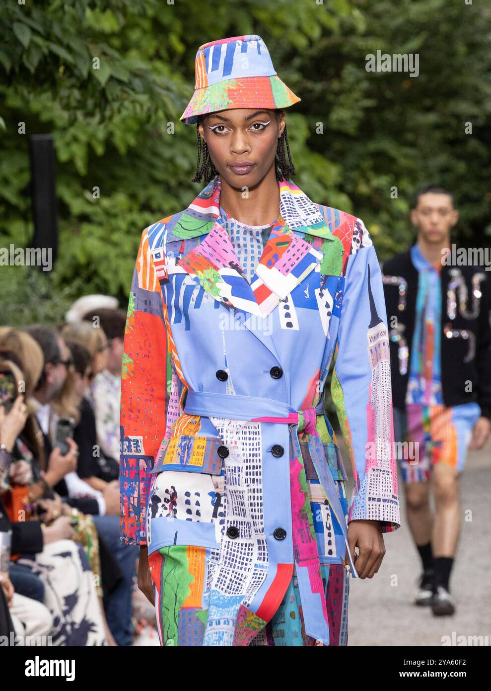 A model walks the runway for the Libertine by designer Johnson Hartig ...