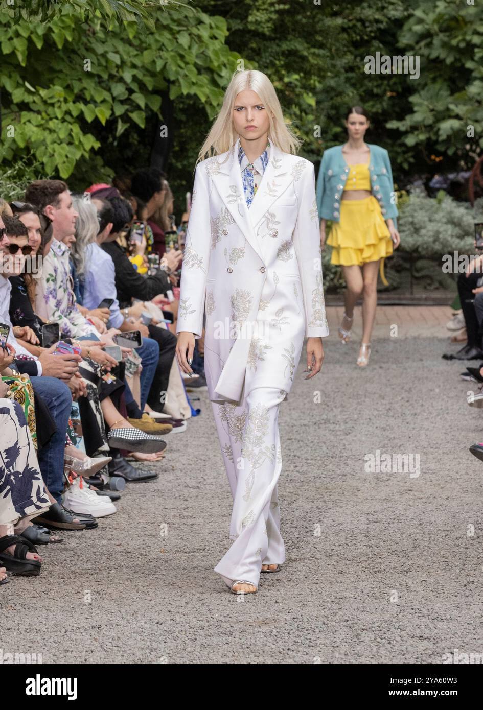 A model walks the runway for the Libertine by designer Johnson Hartig ...