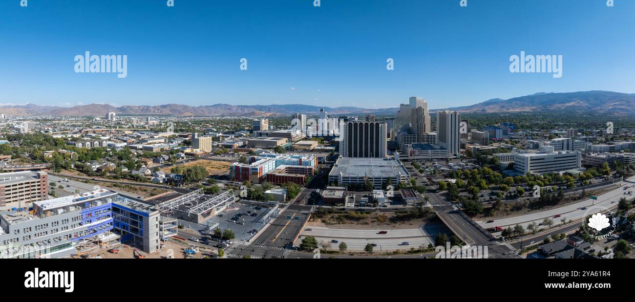 Reno skyline and mountains hi-res stock photography and images - Alamy