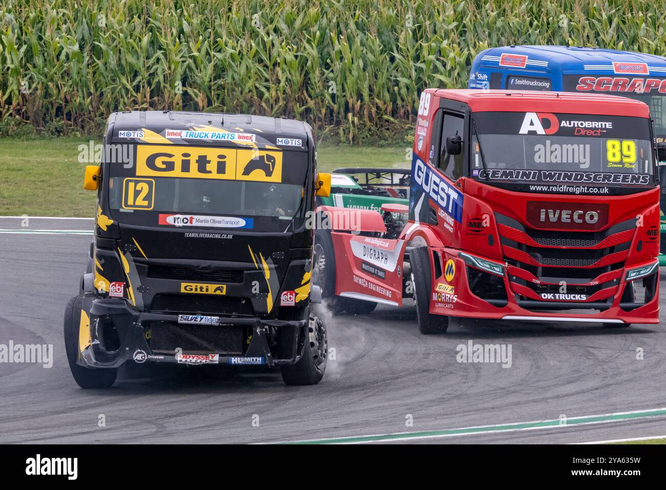 Michael Oliver in the Team Oliver Racing MAN TGX during the 2023 ...