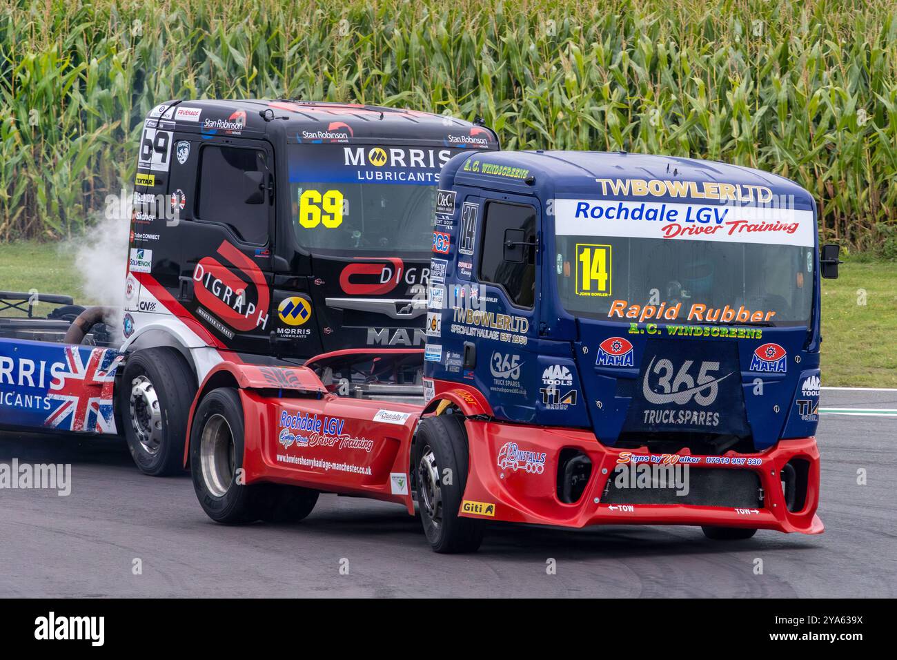 John Bowler in the Bowler Racing MAN TGX during the 2023 Snetterton ...
