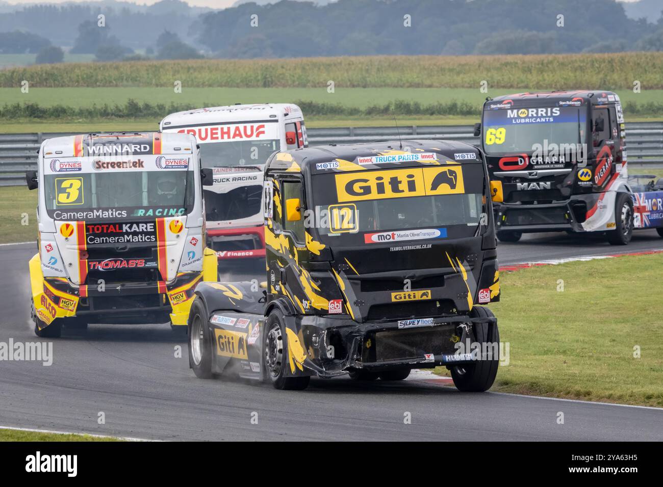 Michael Oliver in the Team Oliver Racing MAN TGX during the 2023 ...
