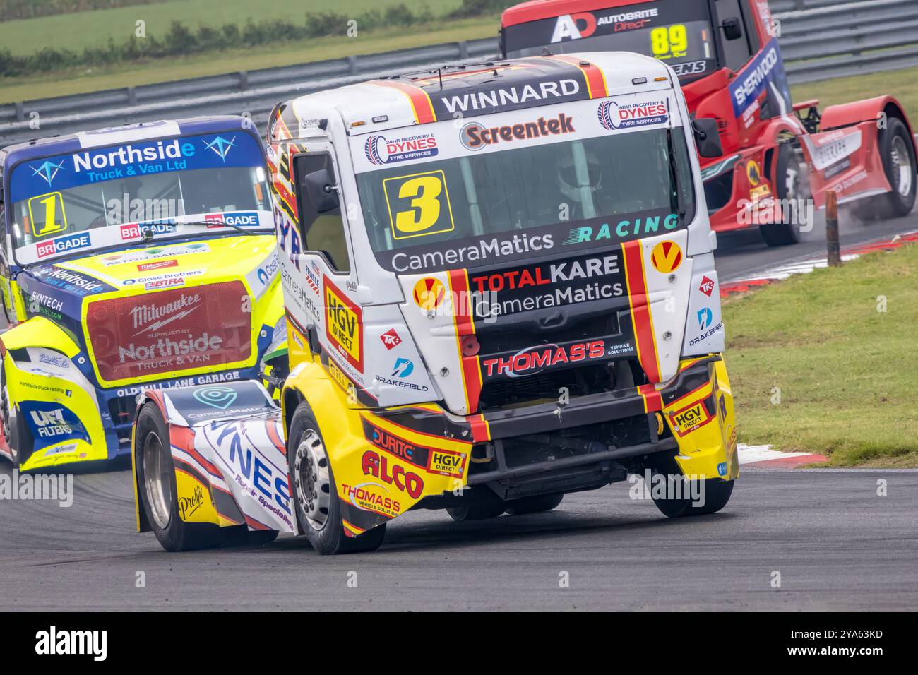 Steve Powell in his Powell's Trucksport MAN TGA during the 2023 British ...