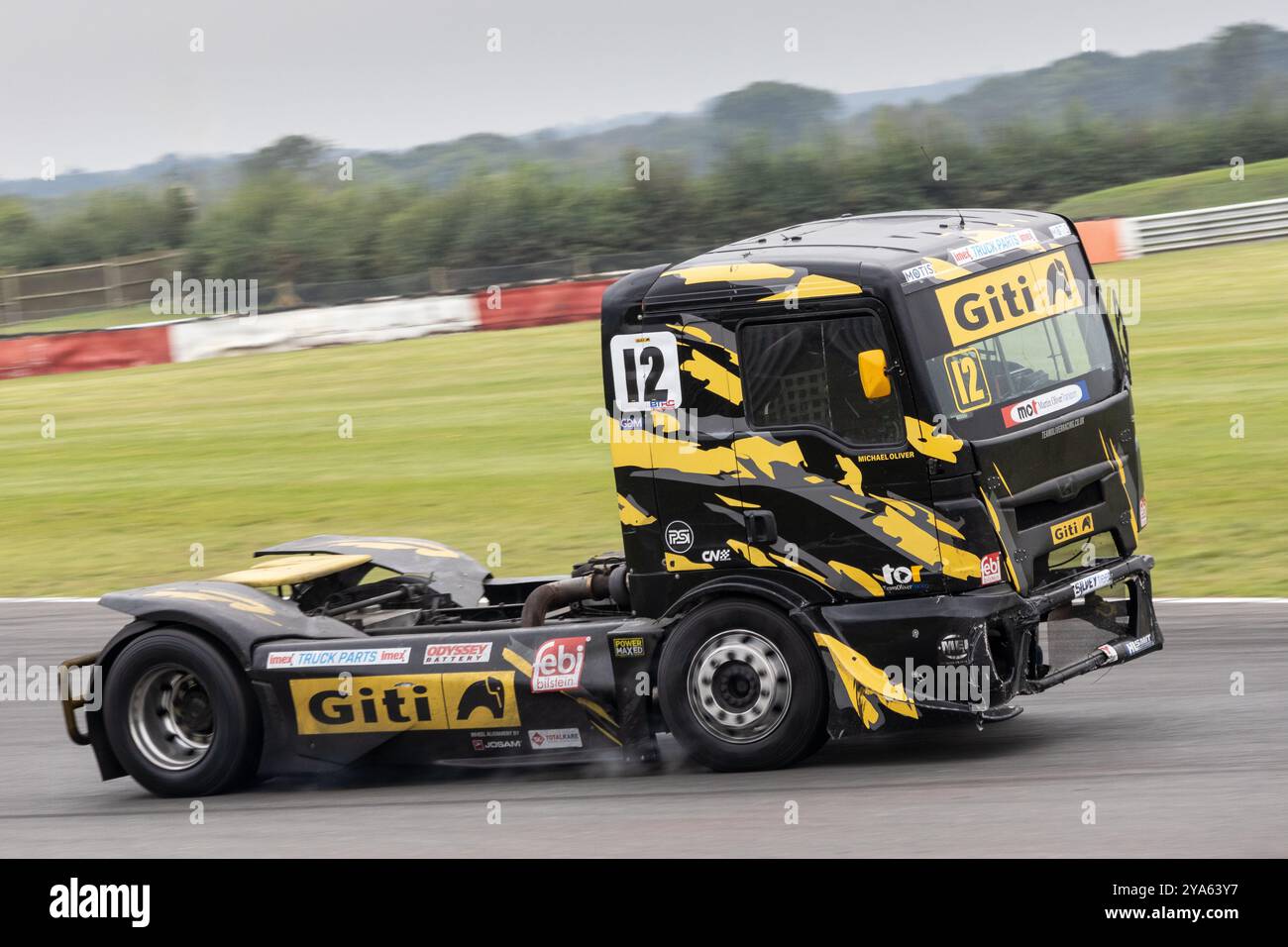 Michael Oliver in the Team Oliver Racing MAN TGX during the 2023 ...